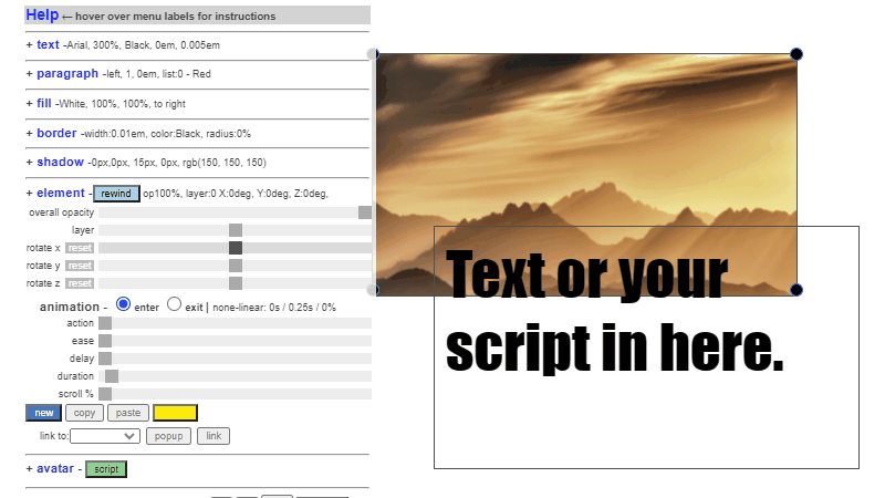 Text2Motion Storytellers